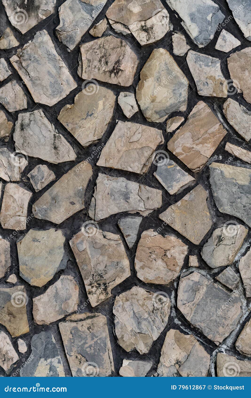 Stone Wall stock image. Image of architecture, brown - 79612867