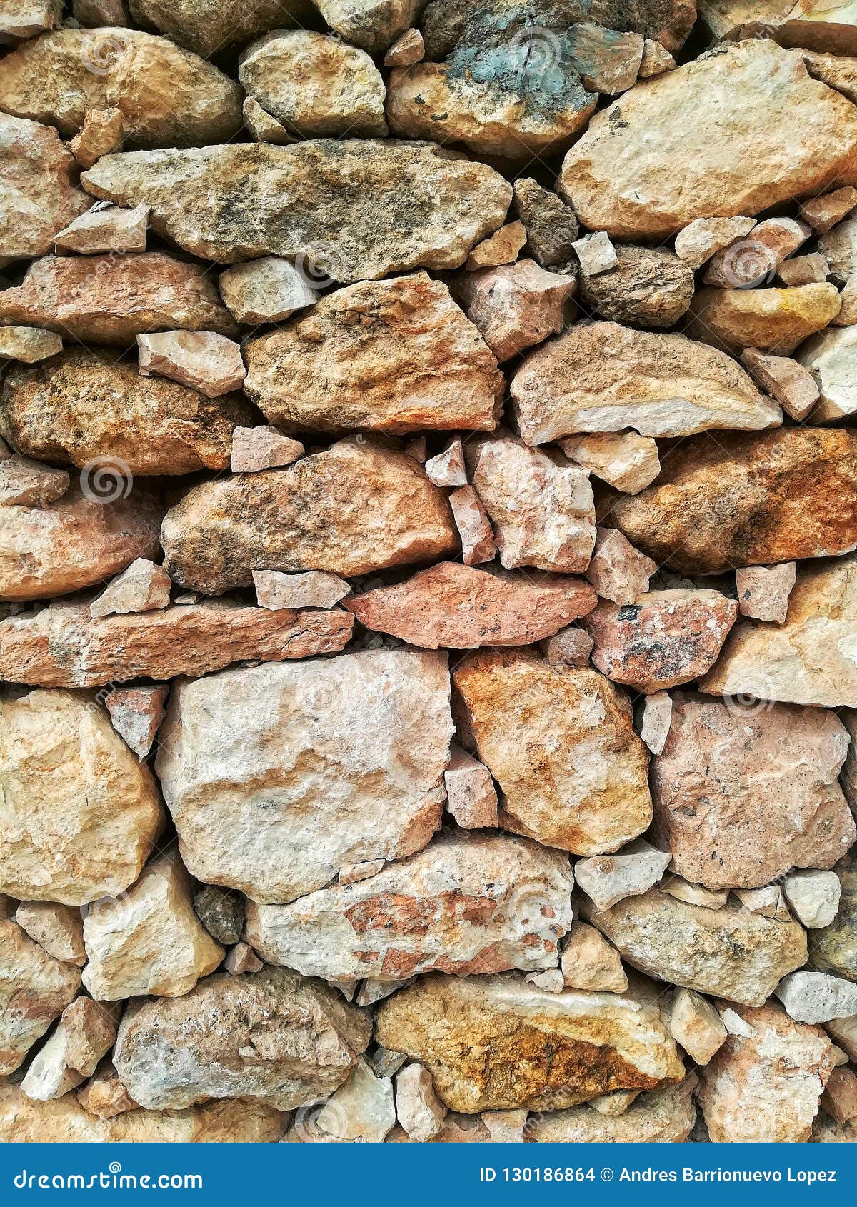 Stone wall stock photo. Image of stones, forming, composition - 130186864