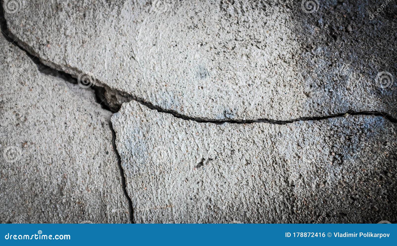 Stone Wall with a Crack. Texture for Designer Stock Photo - Image of ...