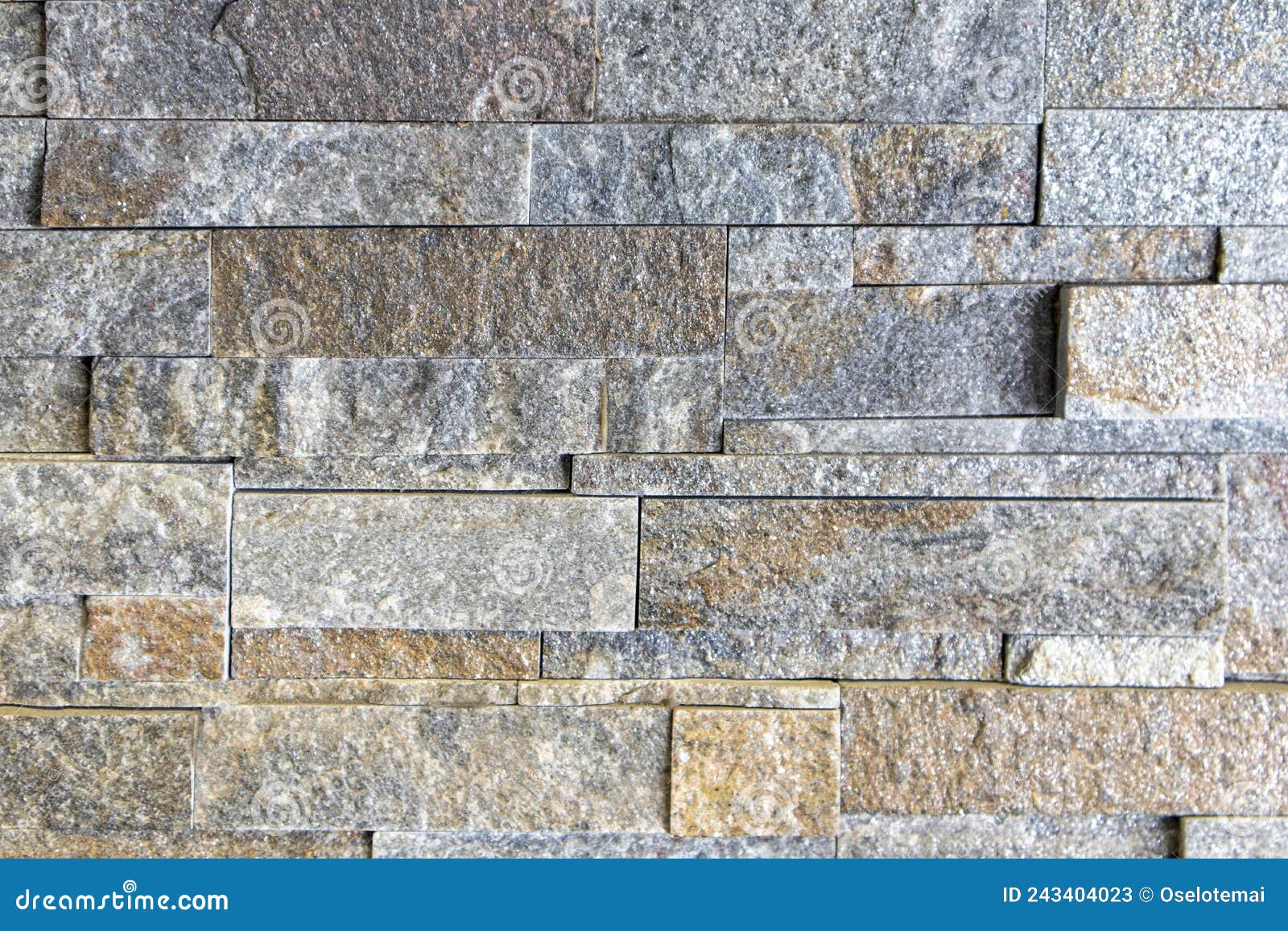 The Stone Wall is Cut from Small Slabs To Form a Horizontal,Interior ...
