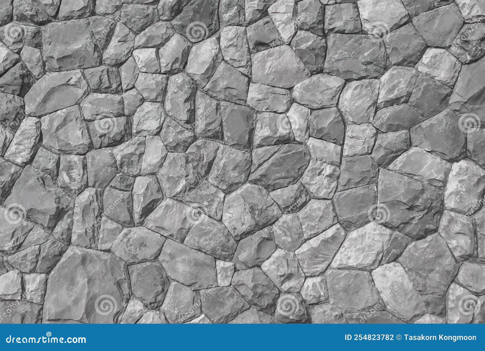 Stone Wall Design for Pattern and Background,vector Illustration Stock ...