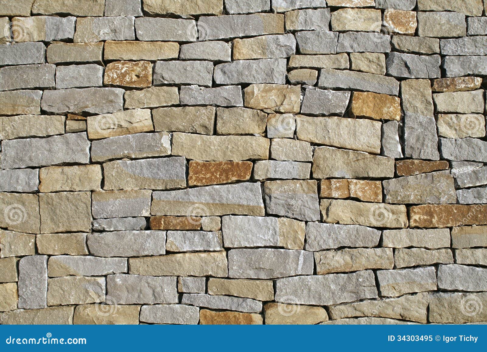 Stone Wall stock image. Image of abstract, rock, brown - 34303495