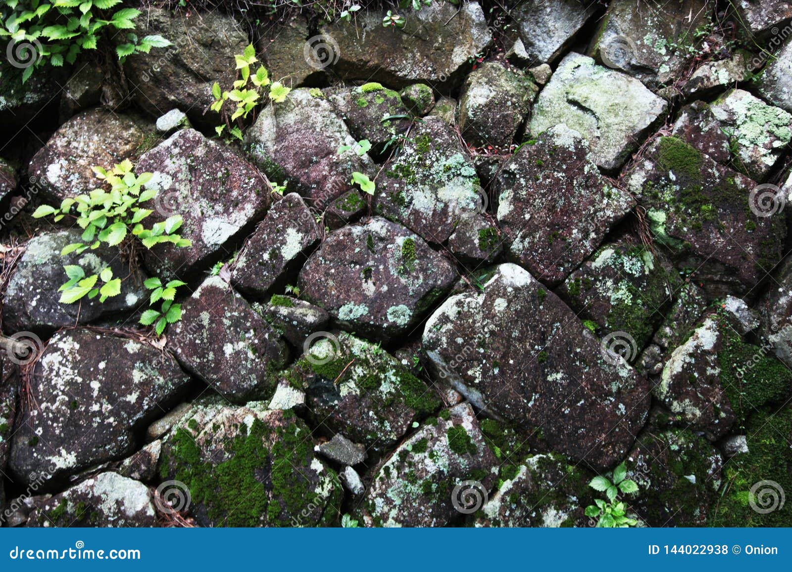 Stone Wall with Different Sized Stones Stock Photo - Image of large ...