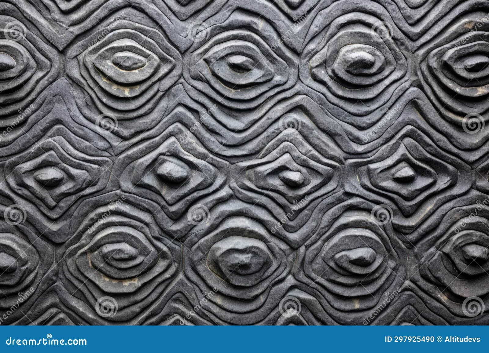 Stone Wall with Engraved Patterns Stock Photo - Image of carving ...