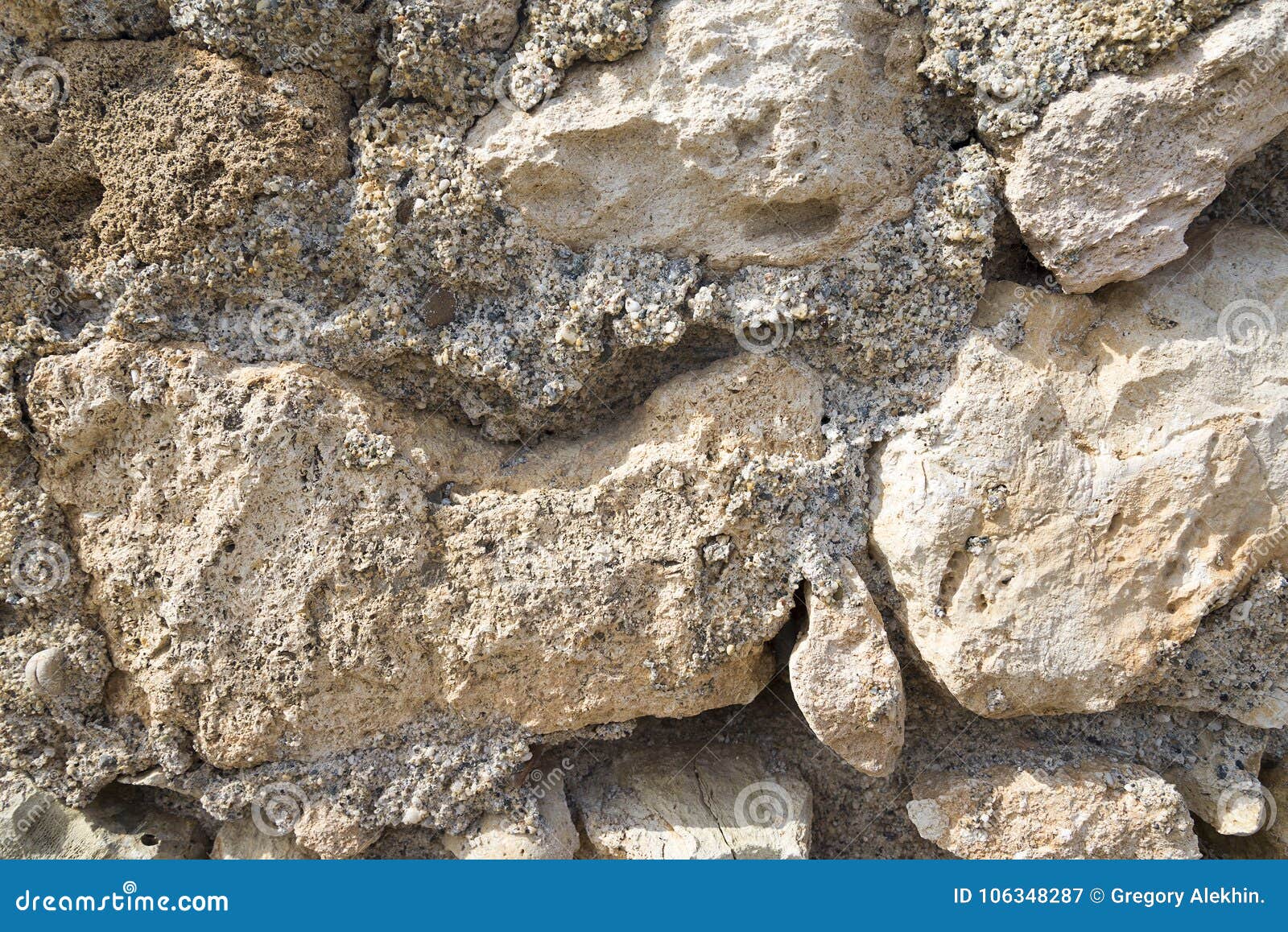The Texture of the Stone Fence. Stock Image - Image of block ...