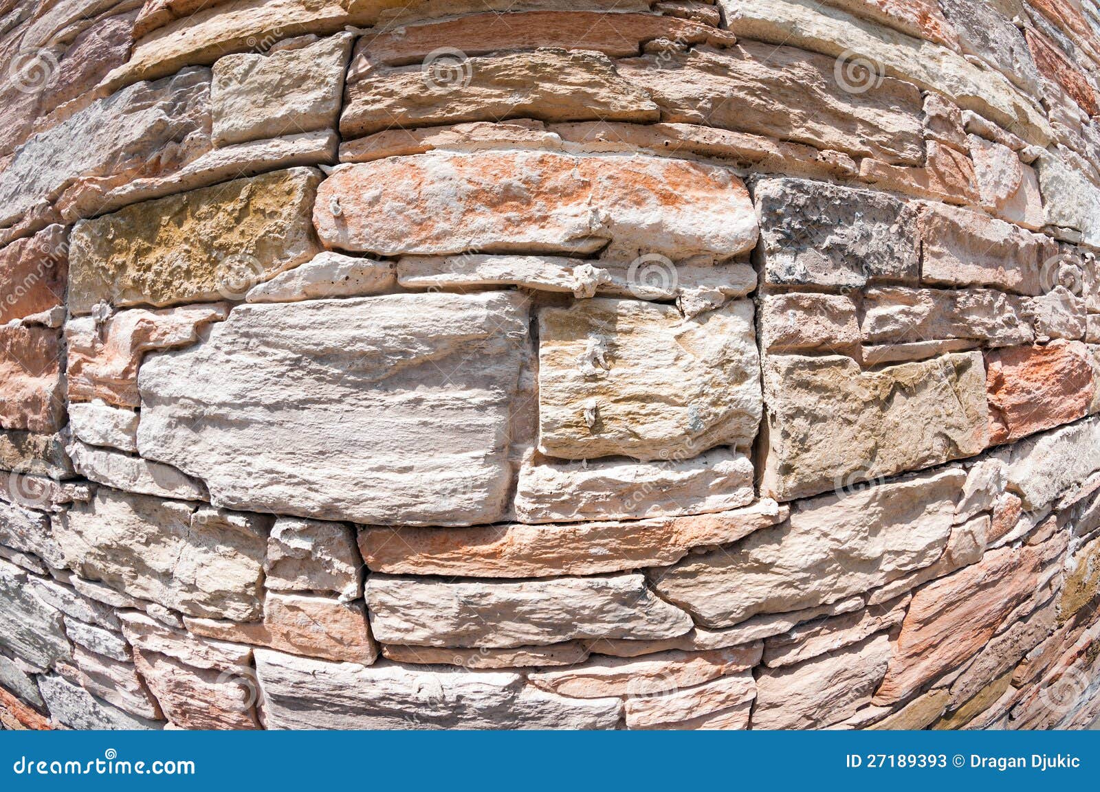 Stone wall fisheye stock image. Image of architecture - 27189393