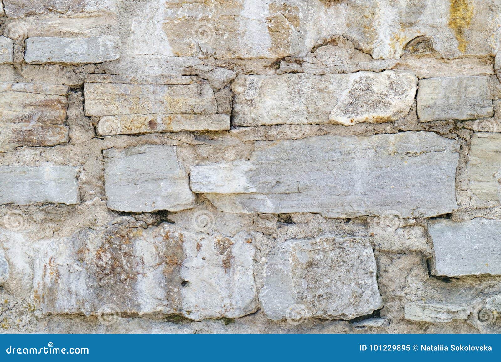 Stone Wall of a Fortress, Texture Stock Image - Image of nature ...