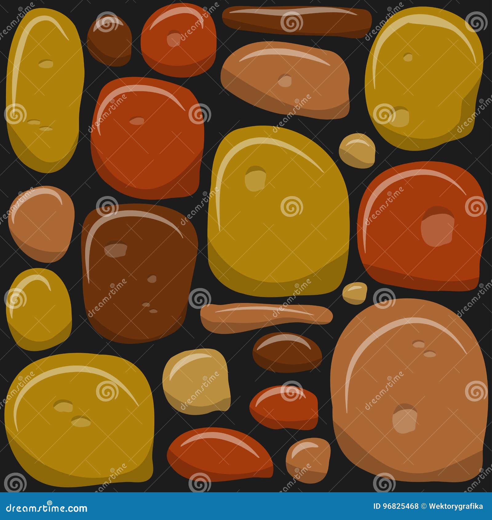 Stone Wall Game Texture Beautiful Banner Wallpaper Design Illustration ...