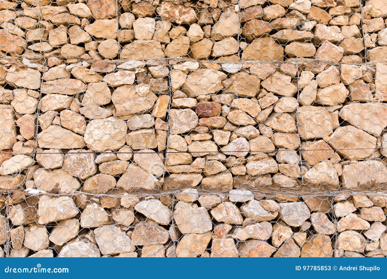 Stone Wall in a Grid As a Background Stock Image - Image of tiled ...