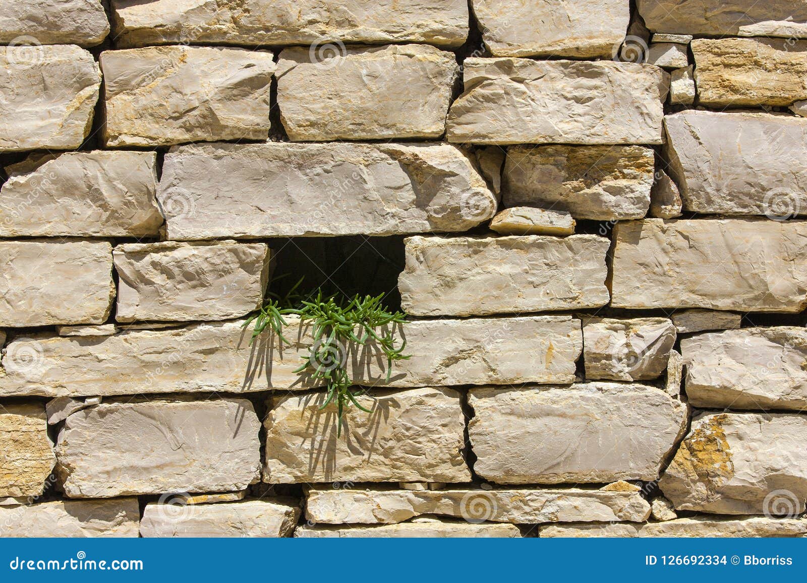 Stone Wall with Hole As Texture. Stock Photo - Image of marble ...