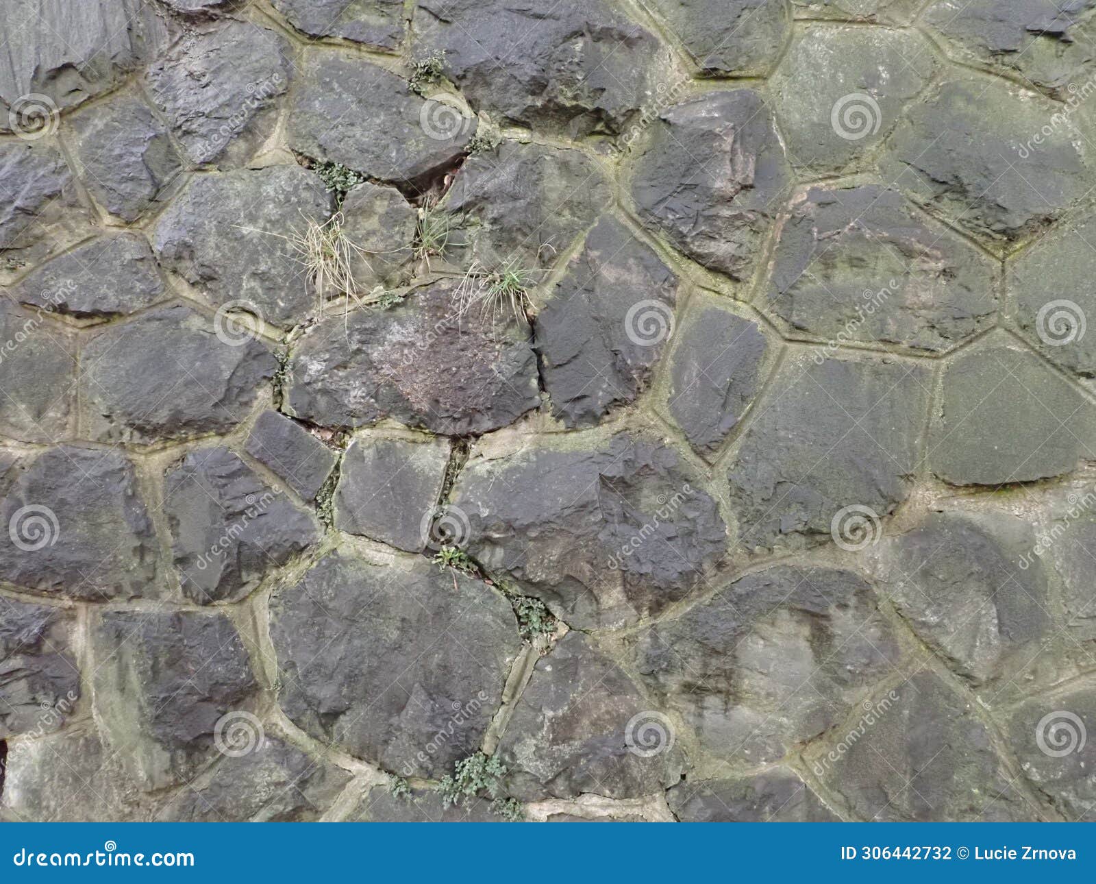 Stone Wall Irregular Shape Texture Stock Photo - Image of slabs, stone ...