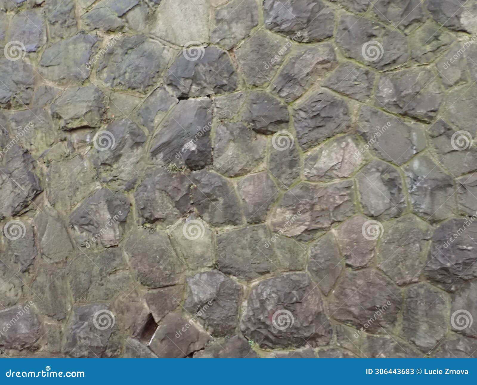 Stone Wall Irregular Shape Texture Stock Image - Image of masonry ...