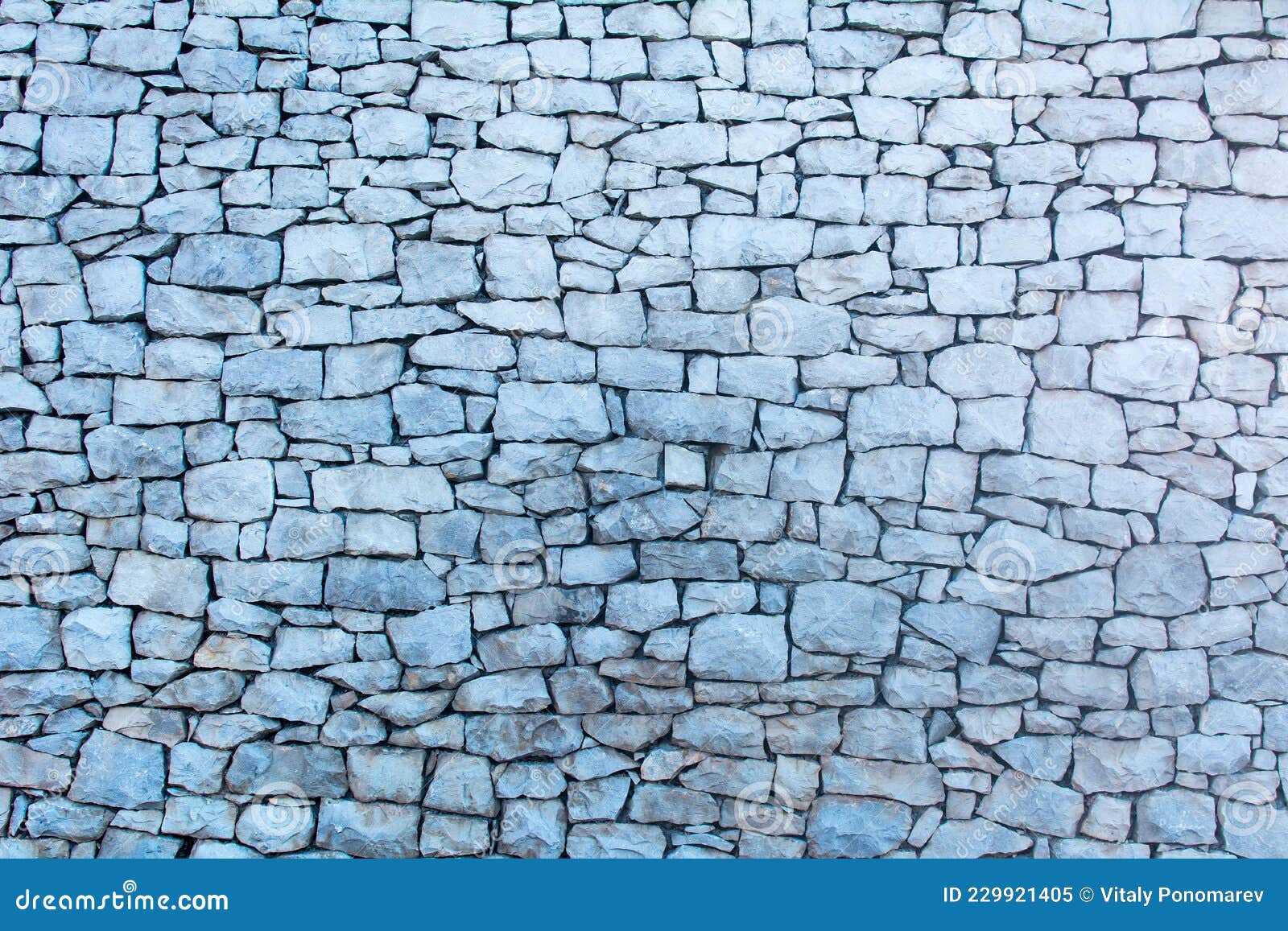 Stone Wall of Large Unpolished Stones Stock Image - Image of texture ...