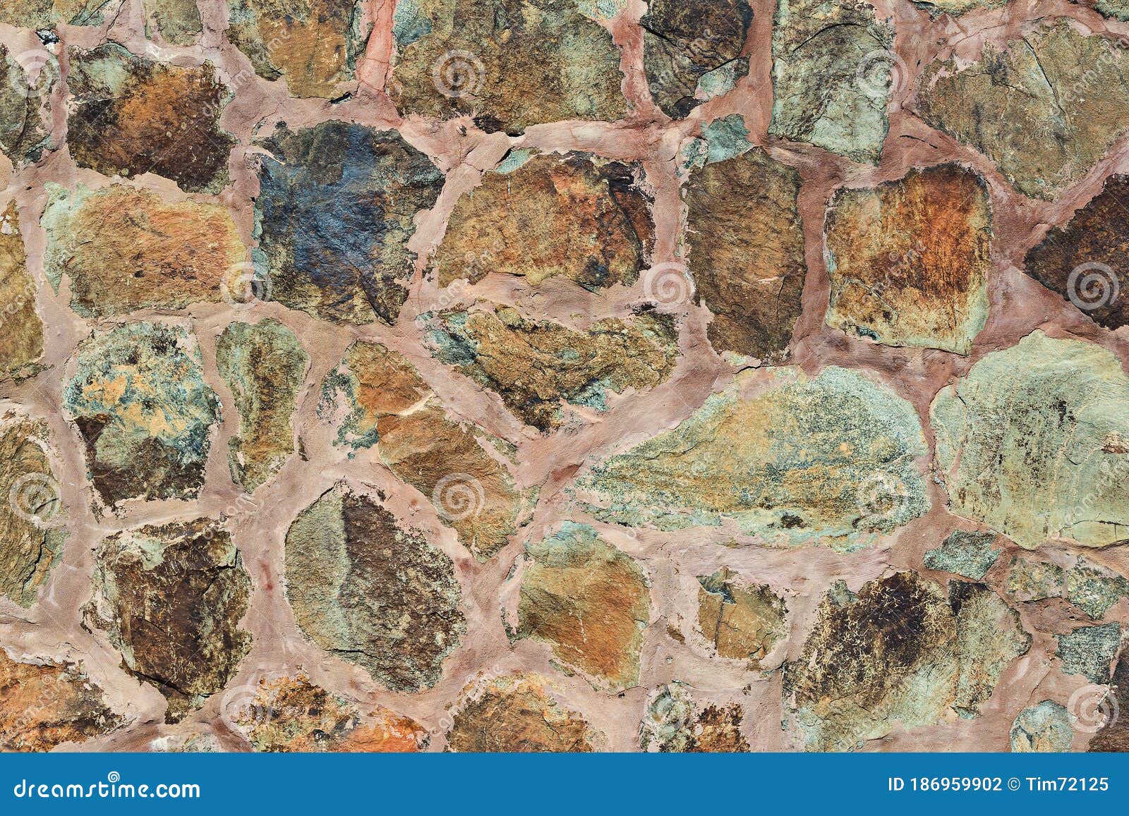 Stone Wall Made of Natural Stones - Background Stock Photo - Image of ...