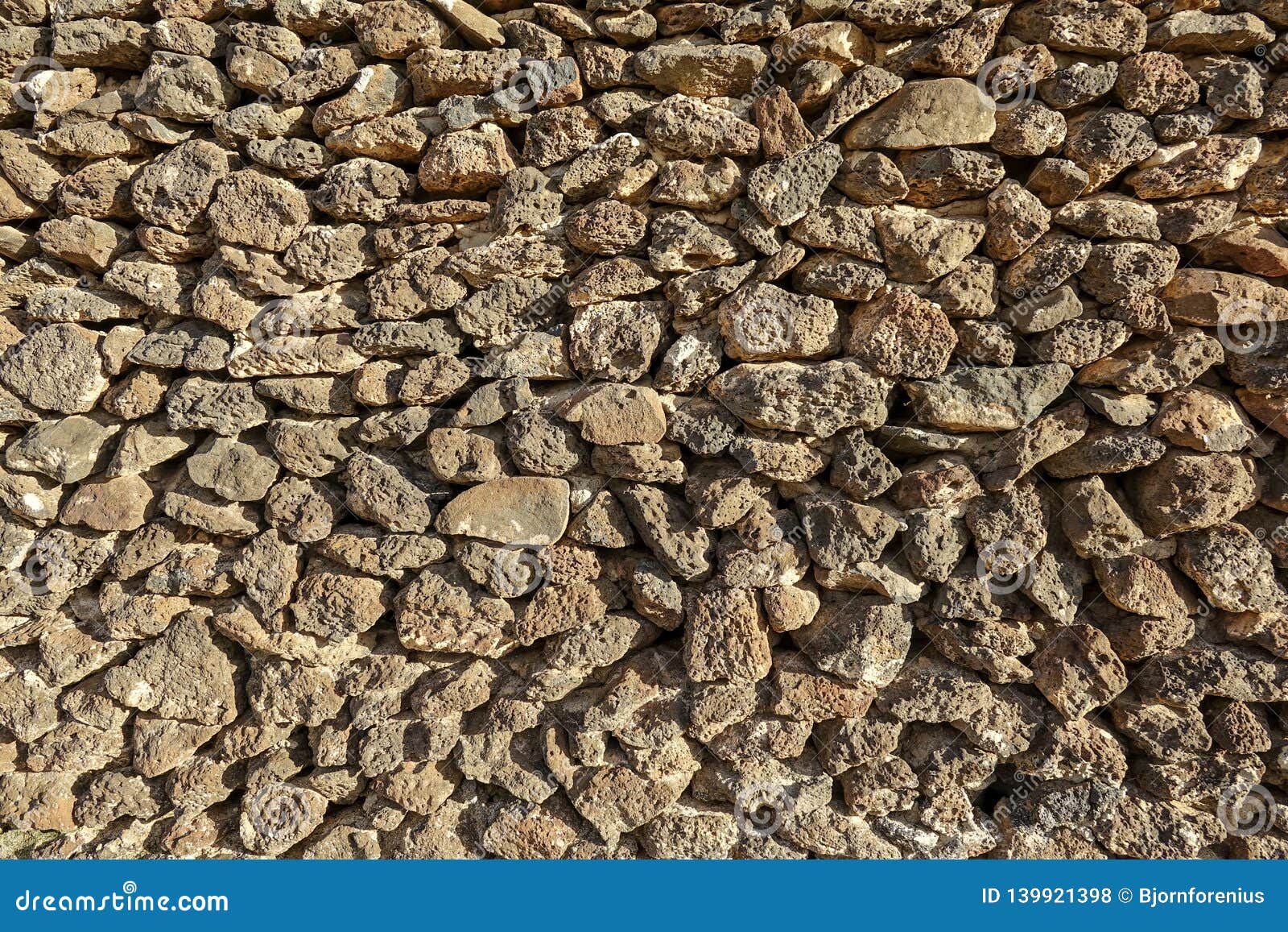 Stone Wall Made of Volcanic Rocks Stock Photo - Image of lava, outdoor ...