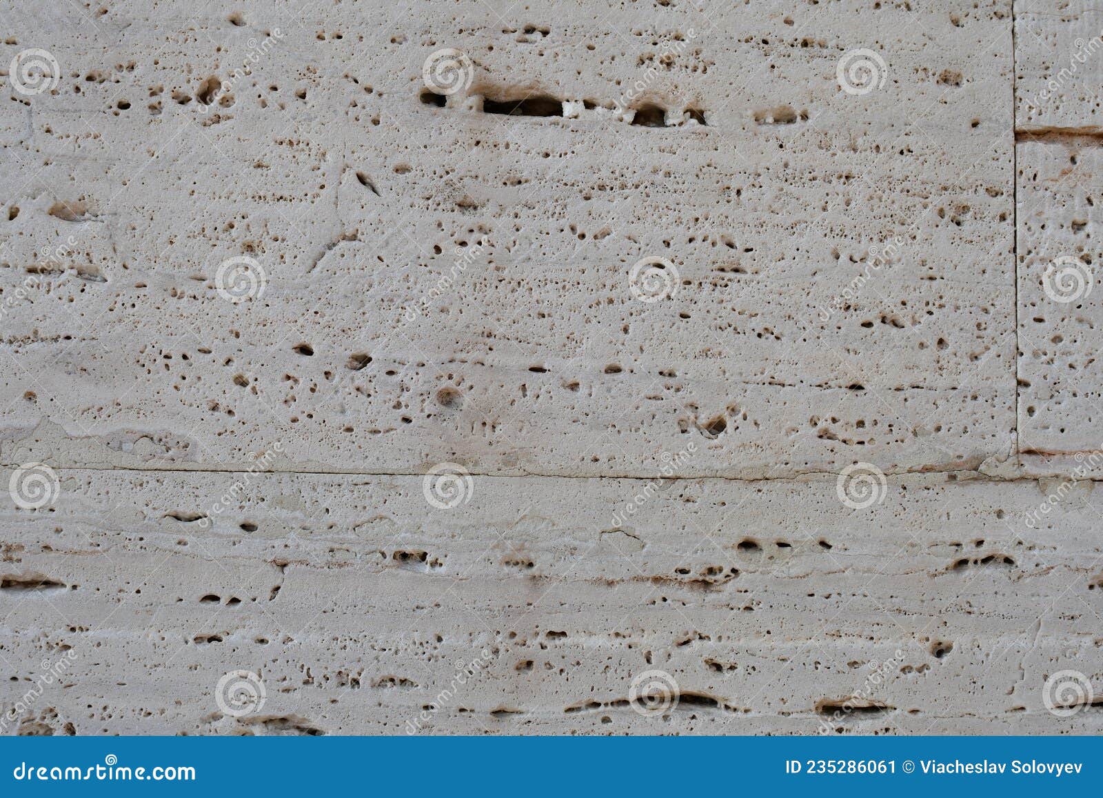 A Stone Wall Made of White Processed Sandstone Blocks. Stock Image ...