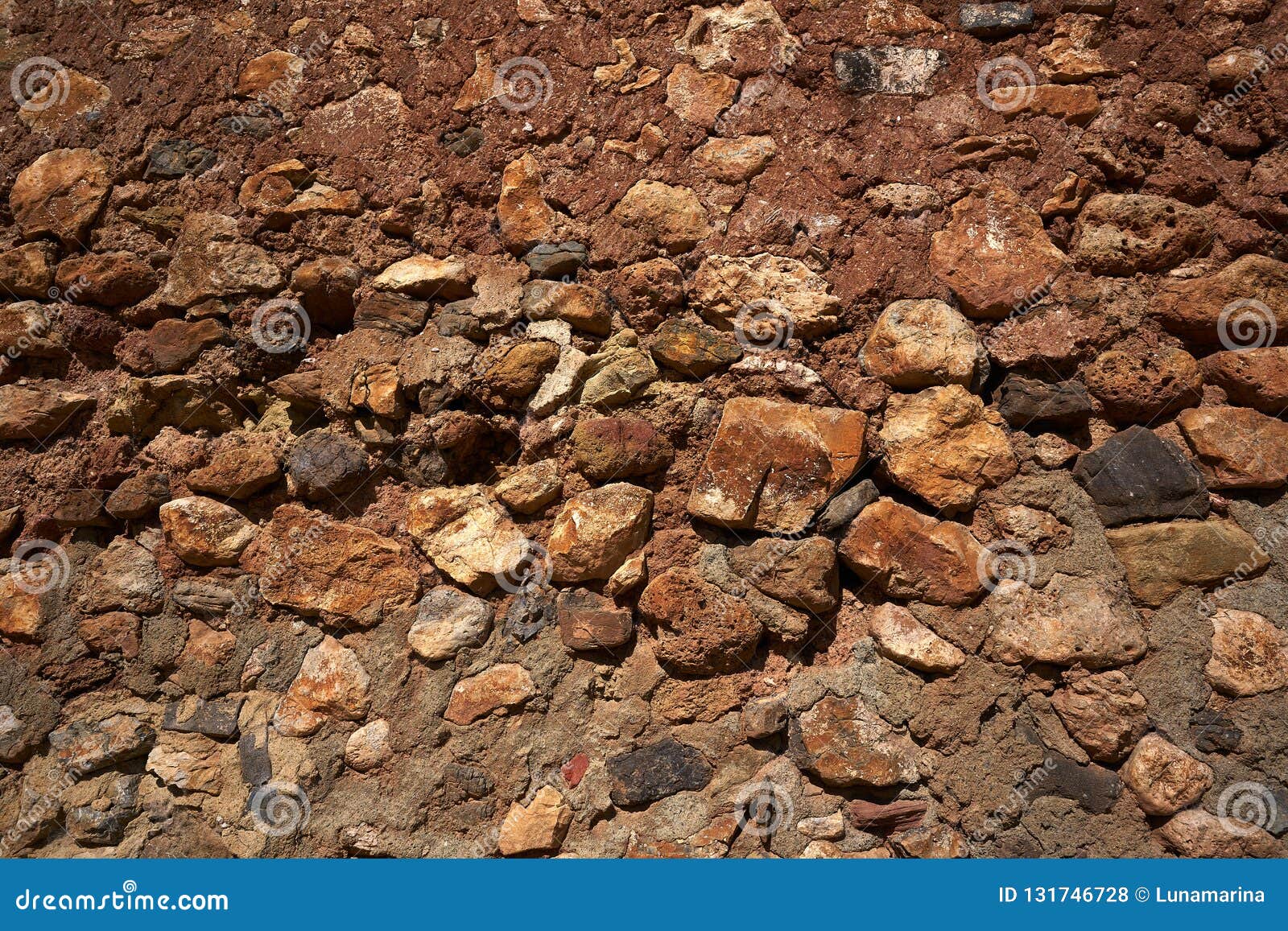 Stone Wall of Masonry in Spain Stock Photo - Image of cement, city ...
