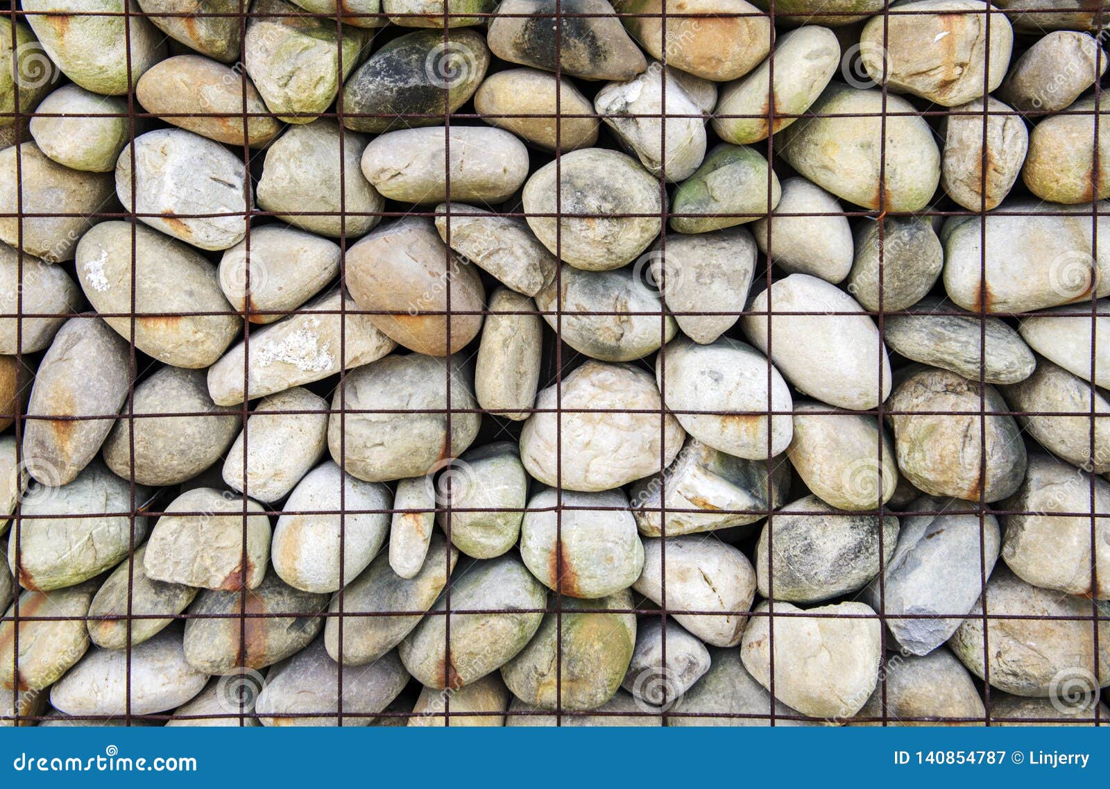 Stone Pattern with Metal Grid for Background Stock Image - Image of ...