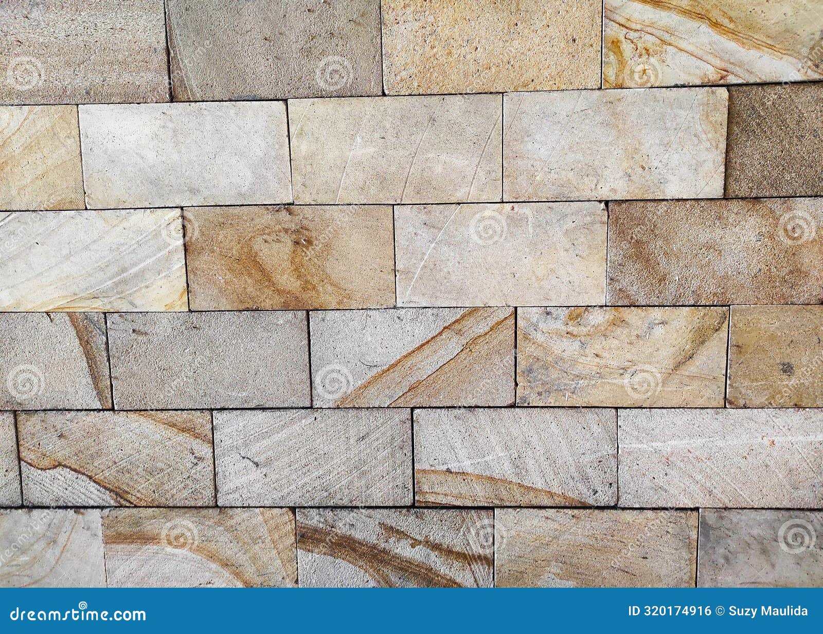 Stone Wall Model with Attractive Patterns Stock Photo - Image of ...