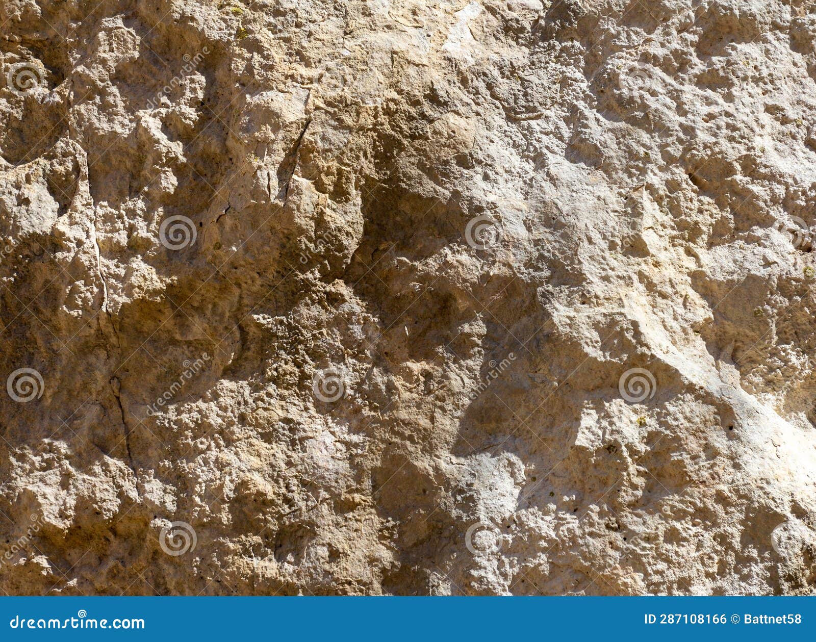 A Stone Wall in a Mountain Cave, a Structure of Geological Origin ...