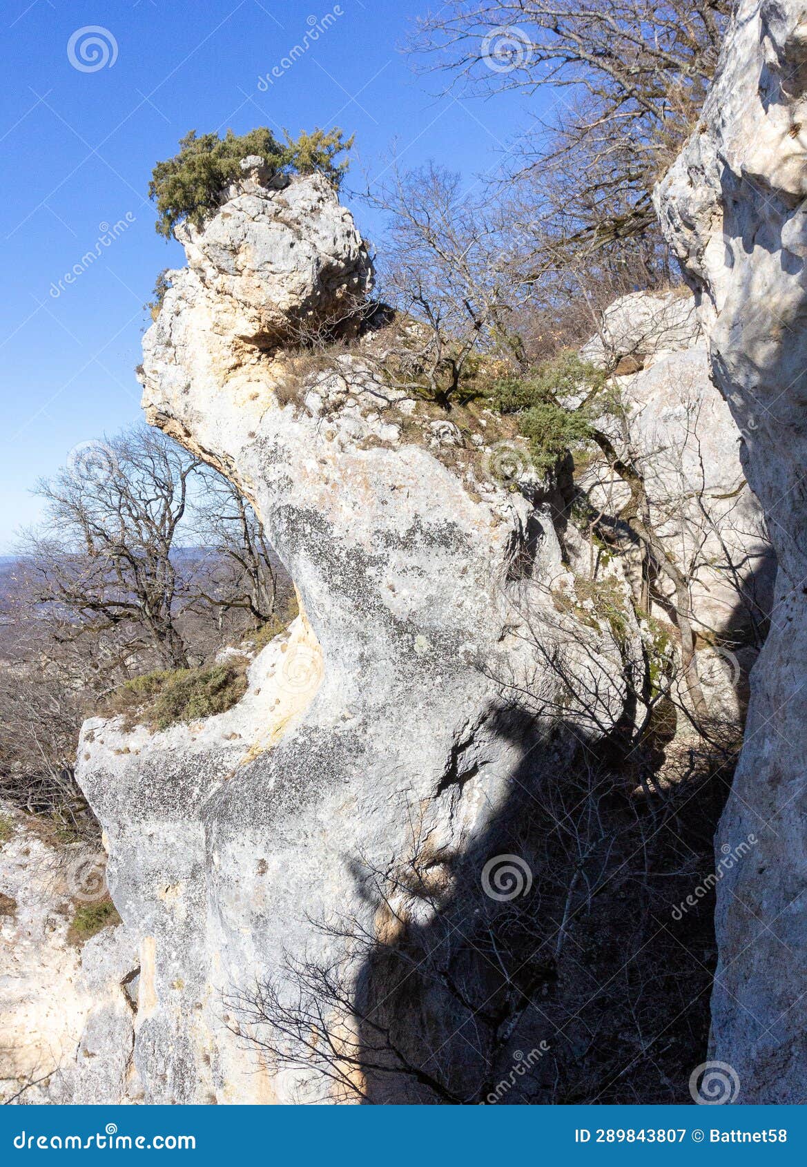 A Stone Wall in a Mountain Cave, a Structure of Geological Origin ...