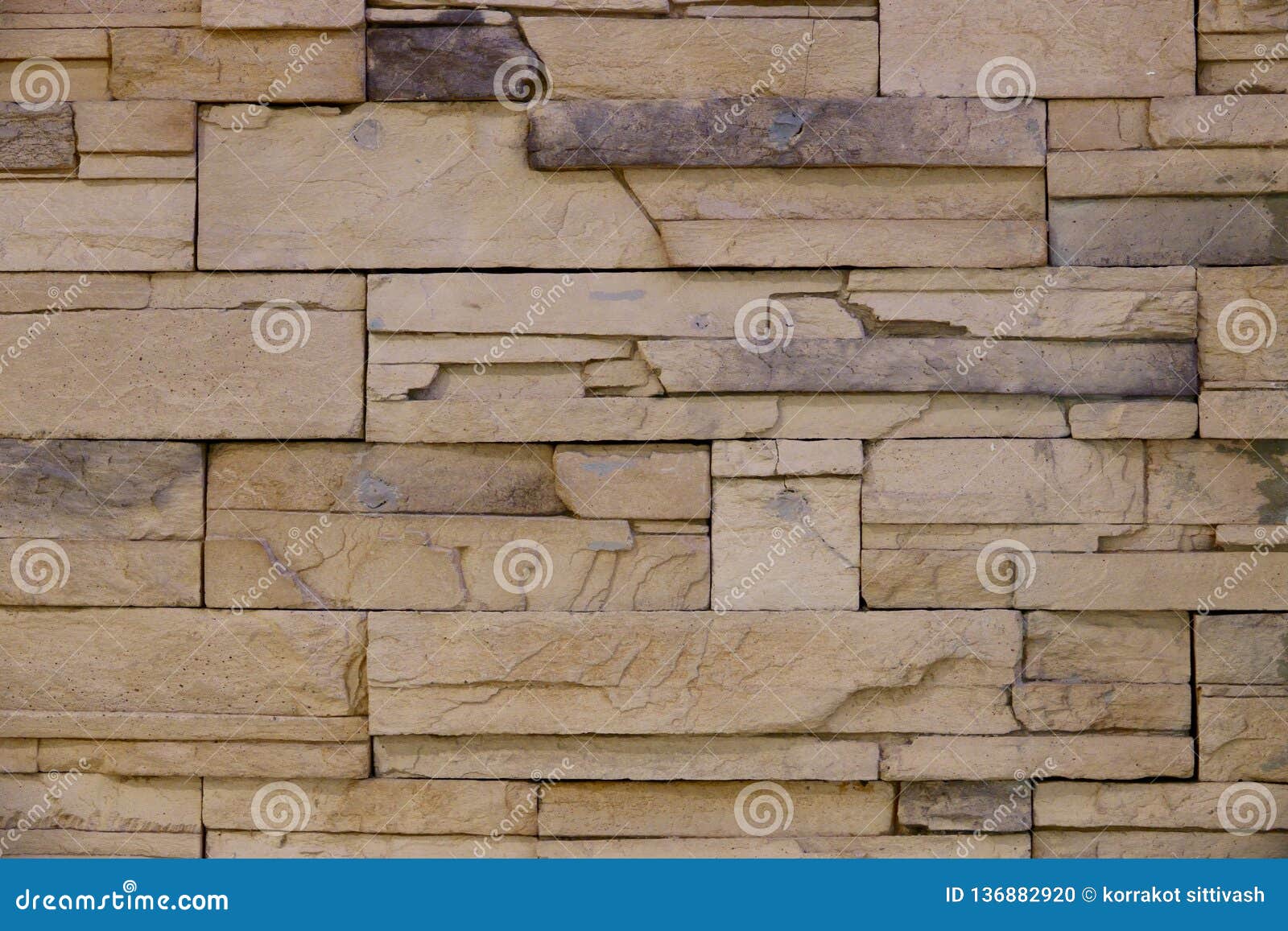 Stone Wall for Pattern and Background Stock Photo - Image of design ...