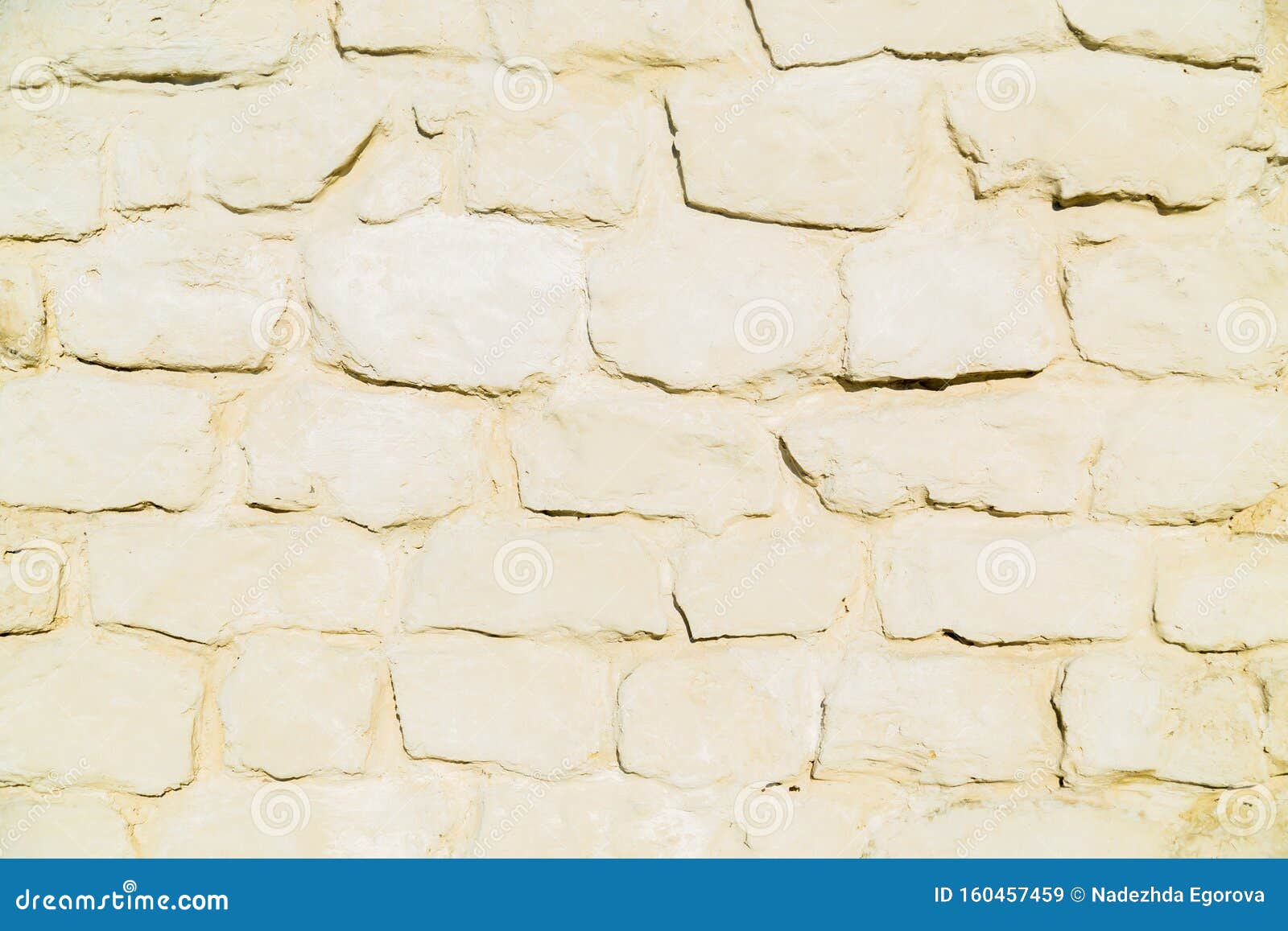 Stone Wall Pattern. Big Concrete Bricks Outside. Stock Image - Image of ...