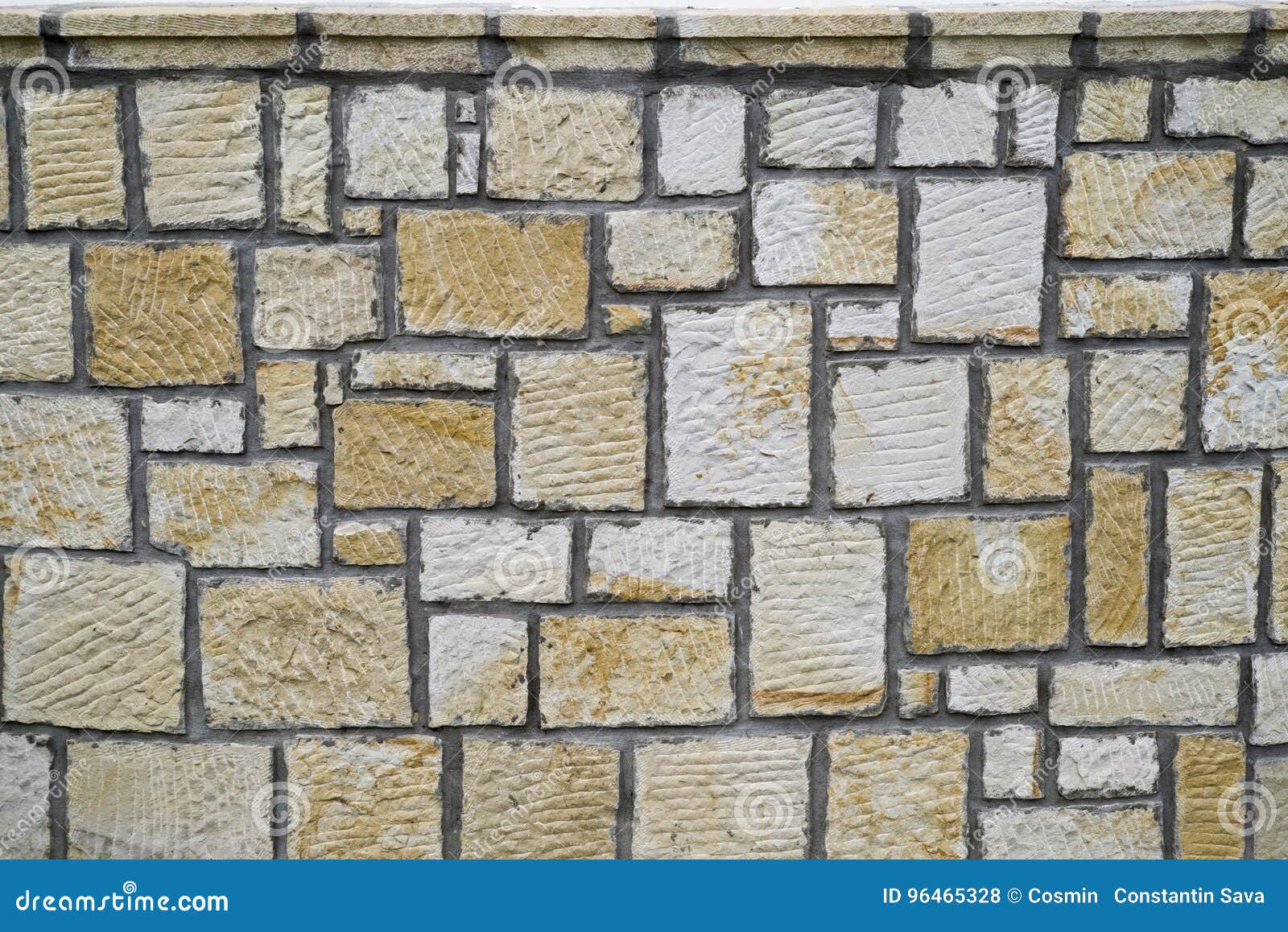 Stone wall pattern stock photo. Image of mason, brick - 96465328