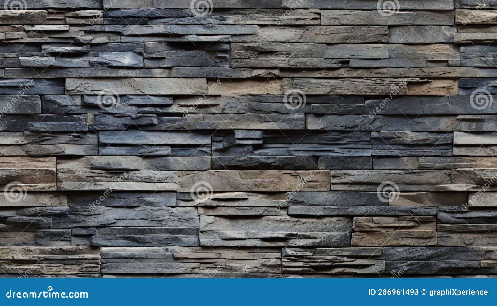 Stone Wall Pattern Tile stock illustration. Illustration of decorative ...