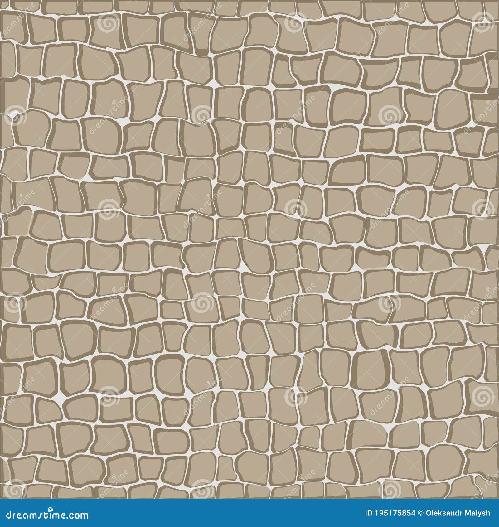 Stone wall pavement stock vector. Illustration of architecture - 195175854