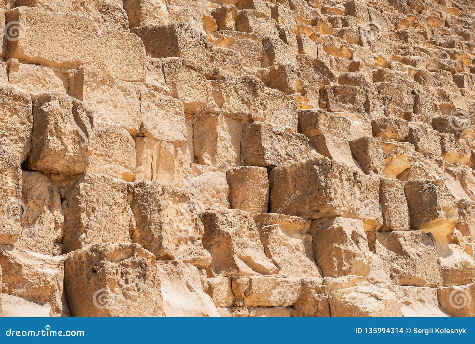 Stone wall of pyramid stock photo. Image of tourism - 135994314