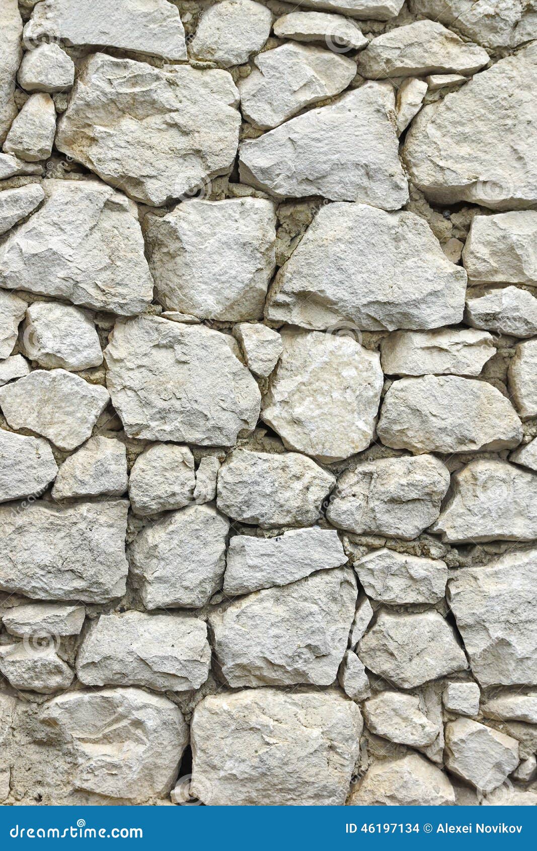 Stone Wall with Random Tiled Pattern Stock Photo - Image of background ...