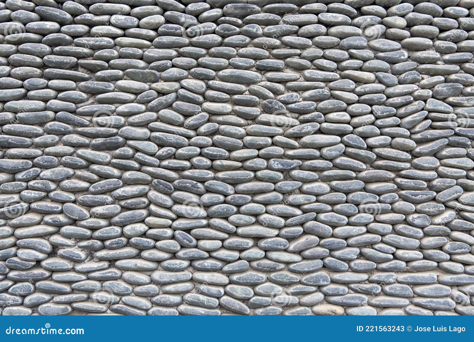 Stone Wall with Repetitive Pattern Ideal for Background or Textural Use ...