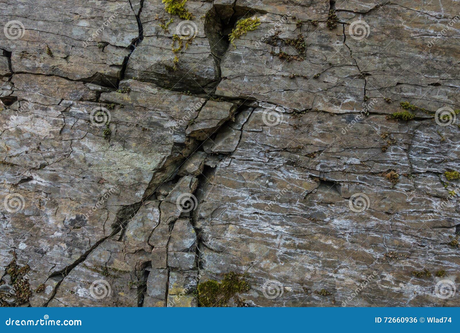Stone Wall of Rock with Cracks Stock Photo - Image of rift, rock: 72660936