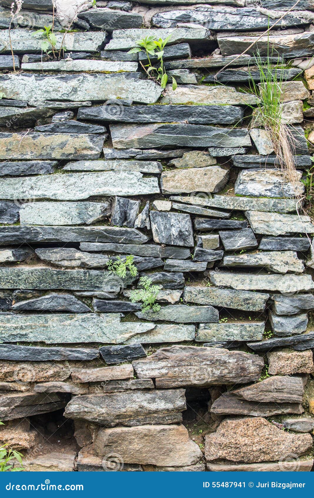 Stone Wall from Rough Stone Stock Image - Image of objects, object ...