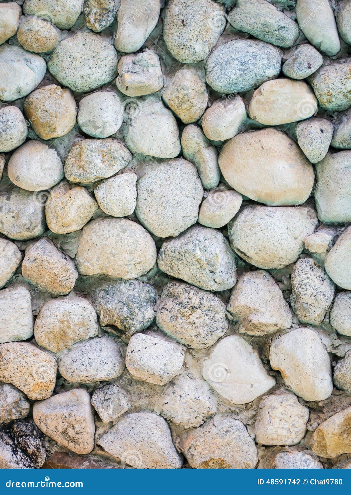 Stone wall stock photo. Image of round, rock, exterior - 48591742