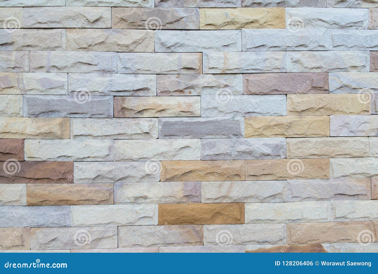 Stone Wall Row Texture Background. Stock Photo - Image of masonry ...
