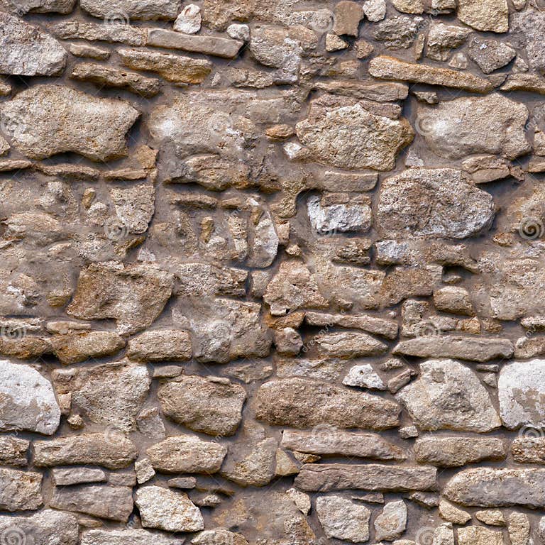 Stone Wall Seamless Pattern for Design Stock Photo - Image of aged ...