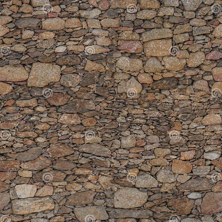 Stone Wall Seamless Texture Stock Photo - Image of exterior, abstract ...