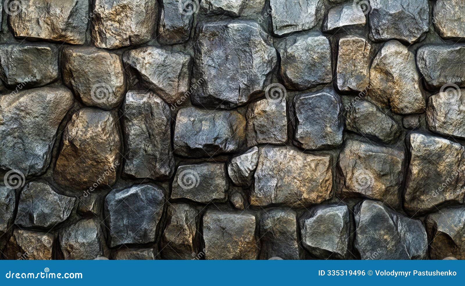 A Stone Wall is Shown in a Close Up View Stock Photo - Image of grid ...