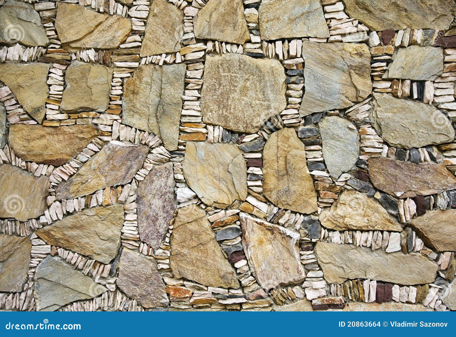 Rubble Stone Cladding Texture