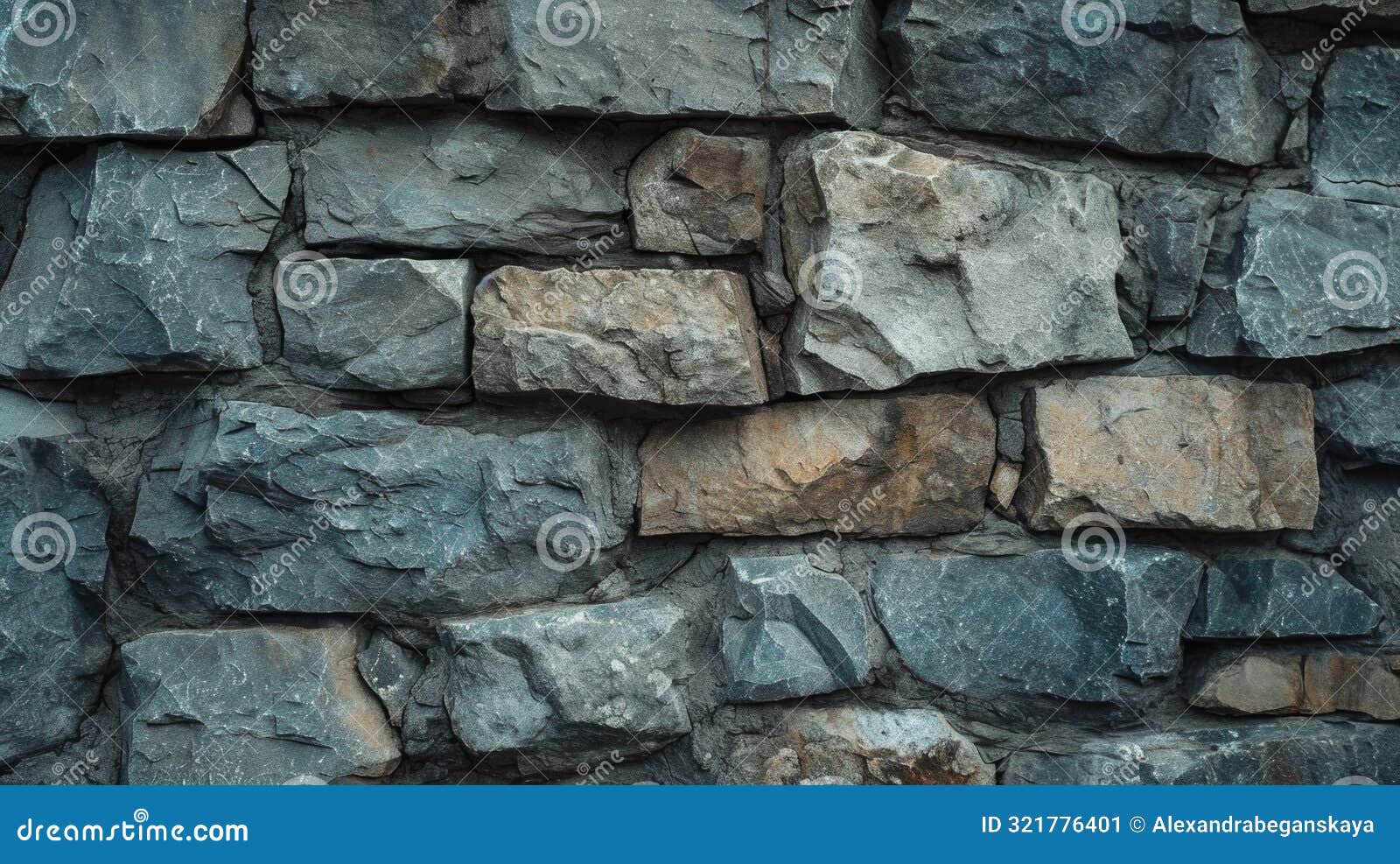 Stone Wall Texture Background - Grey Stone Siding with Different Sized ...