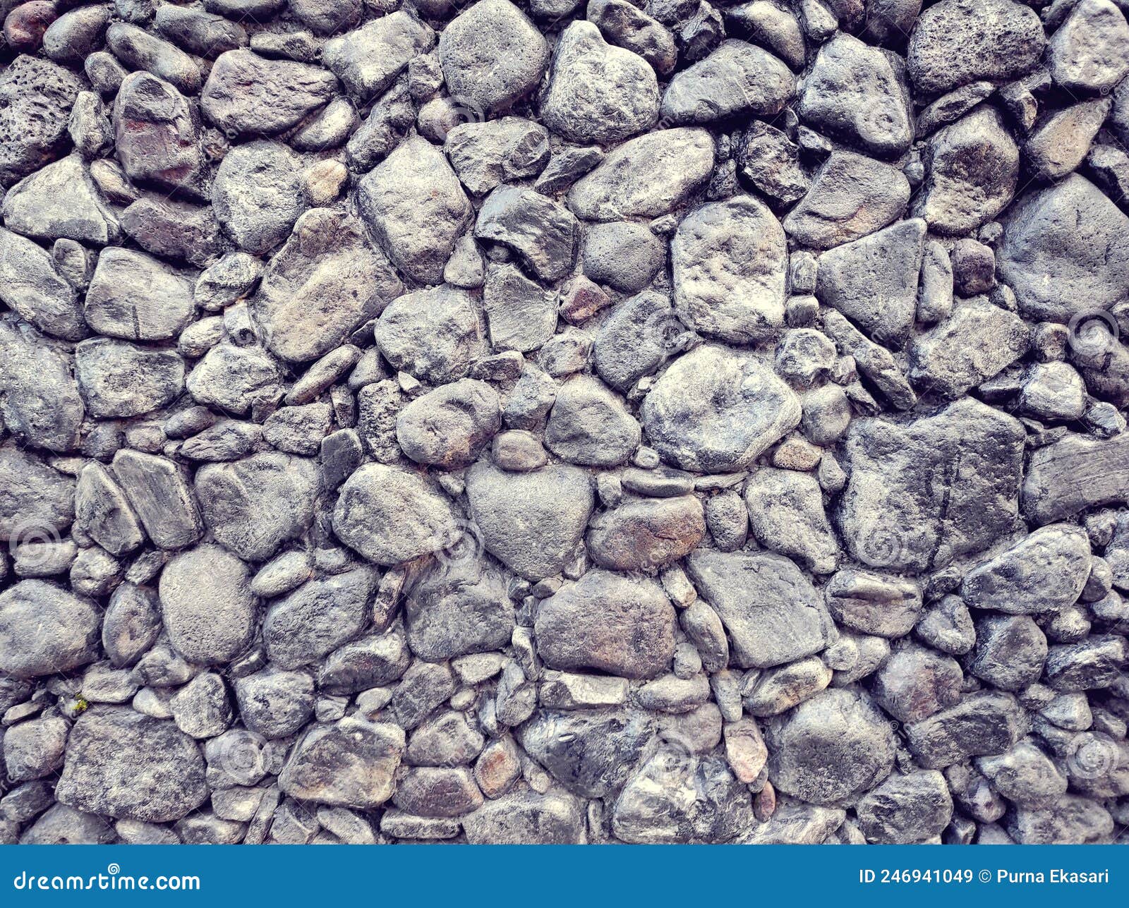 Stone Wall Texture Background Natural Color Unique Pattern Stock Image ...