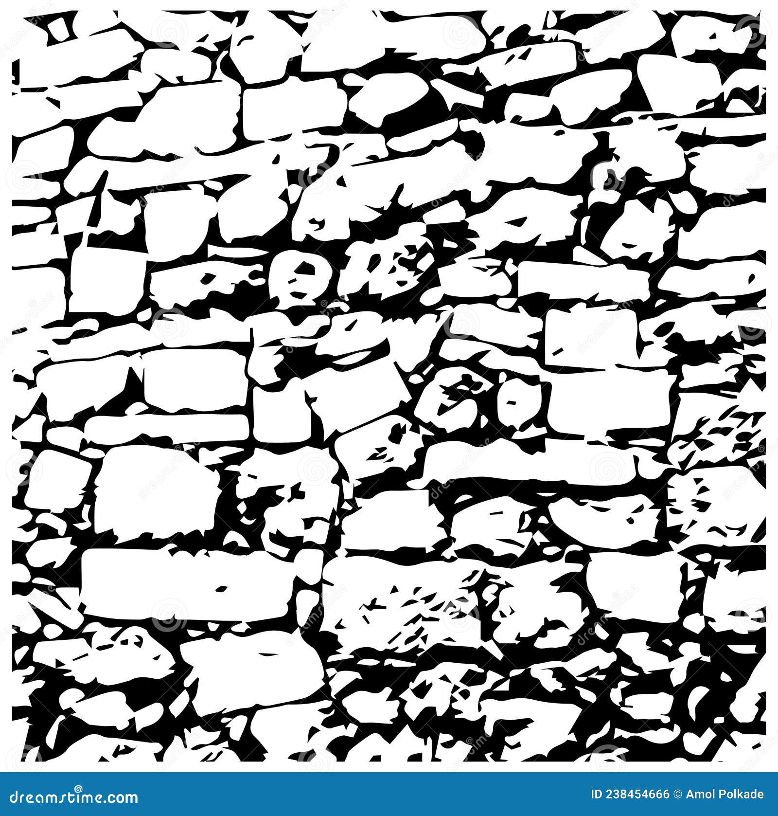 Stone Wall Texture Background Vector. Stonewall Vector Stock Vector ...