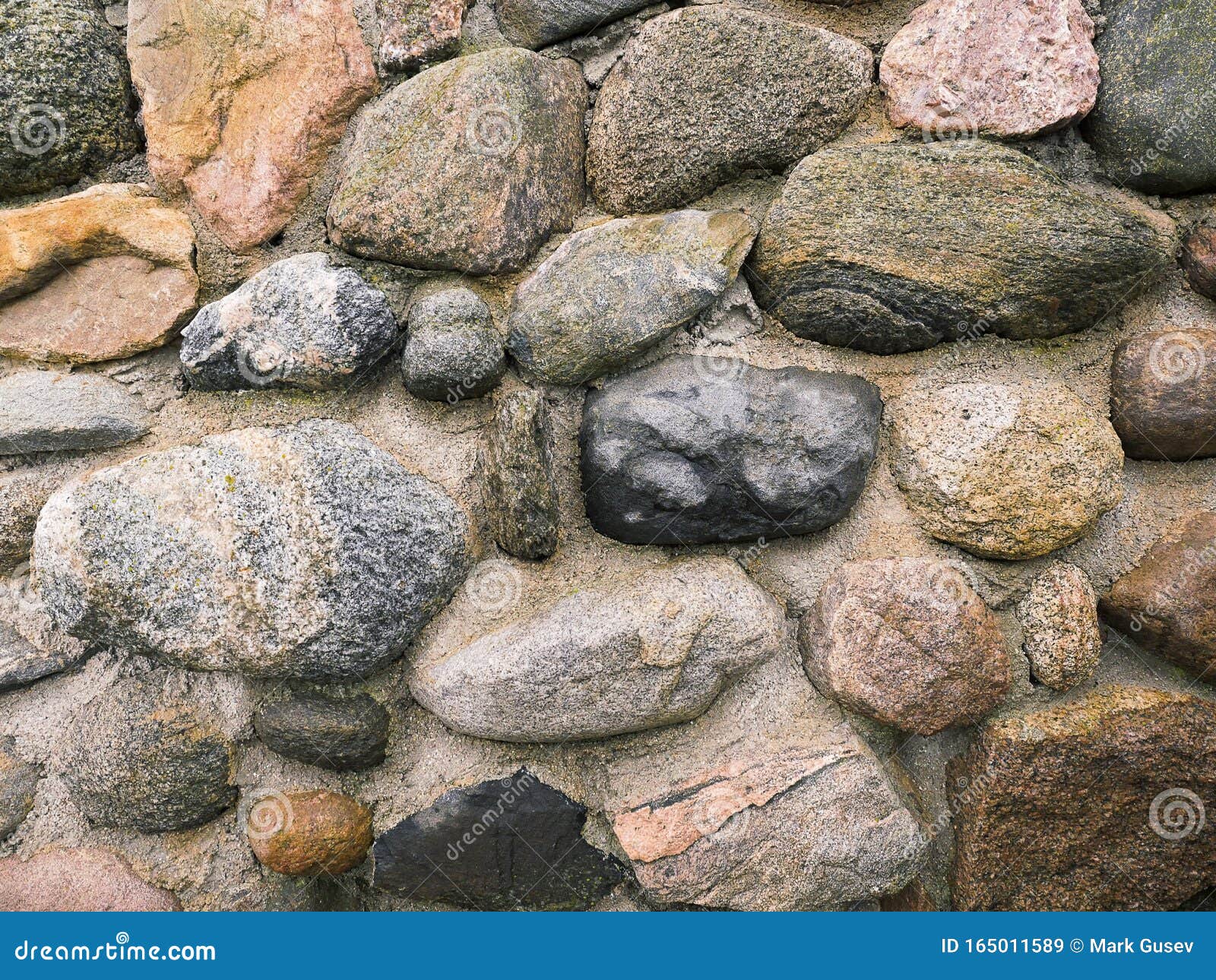 Stone Wall Texture. Baltic Countries. Stock Image - Image of countries ...