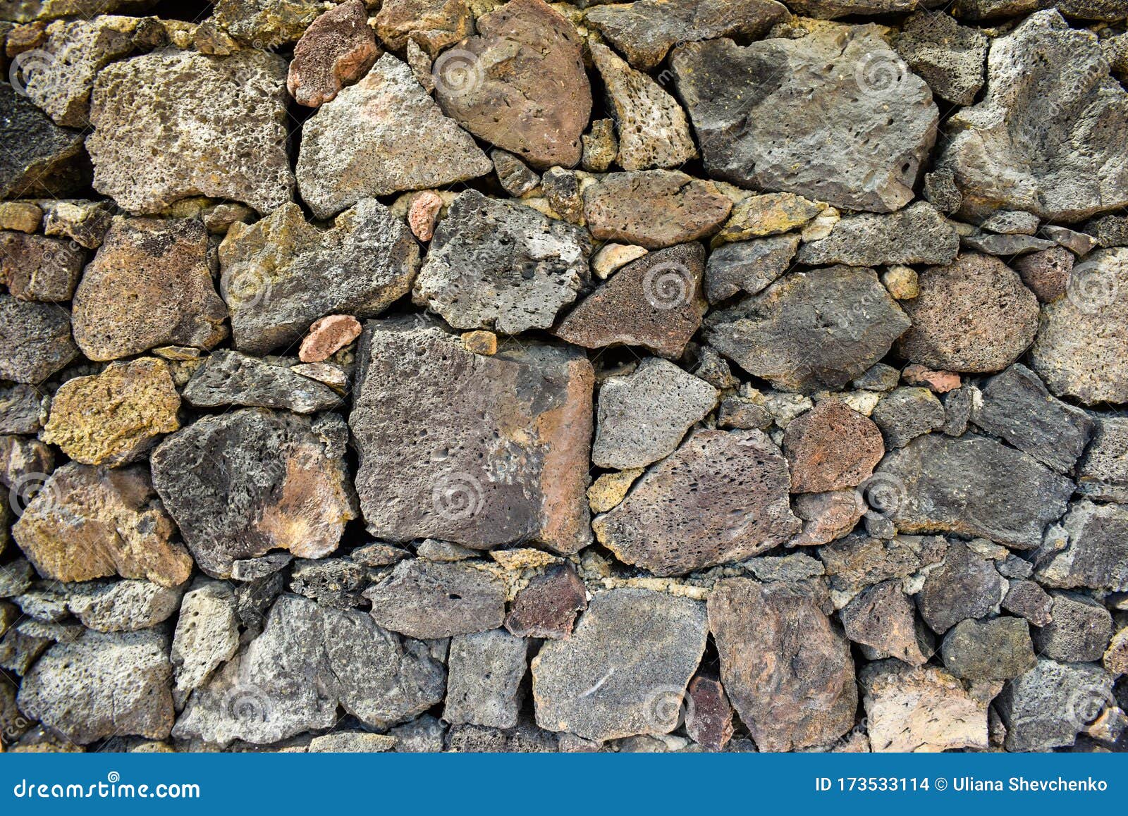 Stone Wall Texture, Big Rocks Background Stock Photo - Image of brown ...