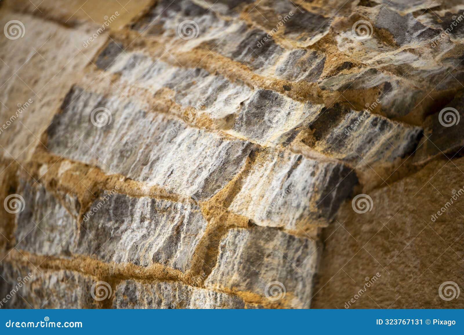 Stone Wall Texture Ceiling - Gray Stone Cladding with Stones of ...