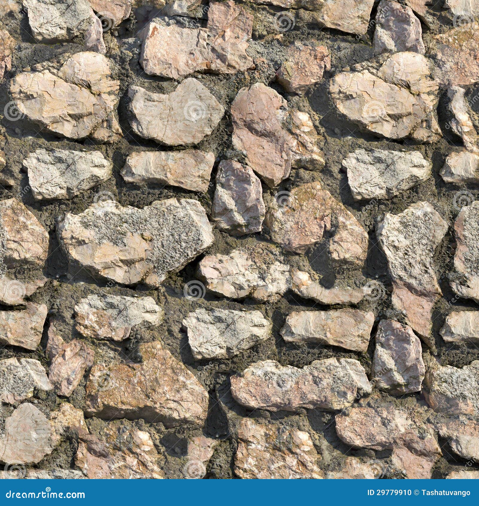 Stone Wall. Seamless Tileable Texture. Stock Photo - Image of antique ...