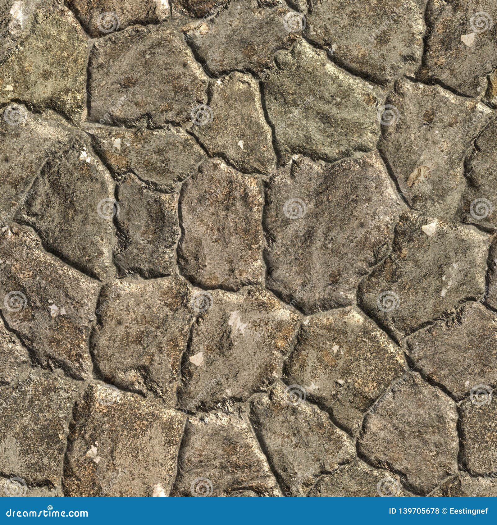 Stone Wall Texture. Seamless Pattern Stock Photo - Image of texture ...