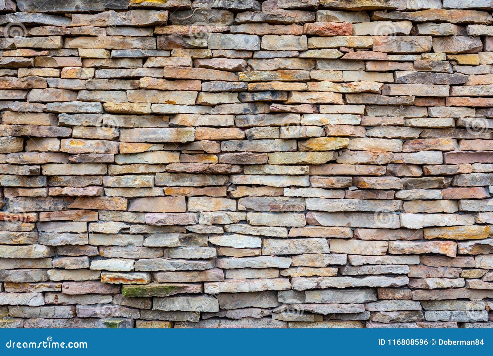 Stone Wall Texture, Slim Briks. Stock Photo - Image of gray, floor ...